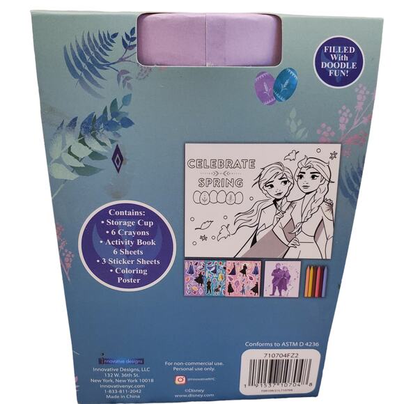 Disney | Toys | Disney Frozen Cup Of Doodles Disney Frozen Art Projects ...
